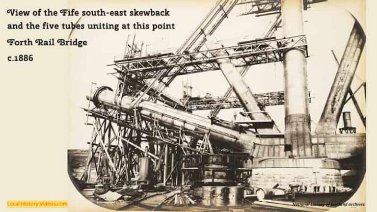 Old Images of the Forth Bridge at Queensferry