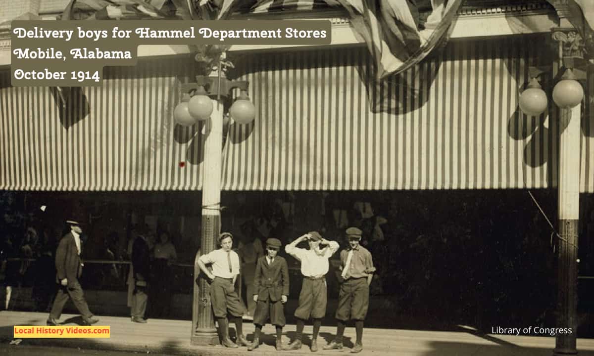 Old Photos of the Workers of Mobile, Alabama