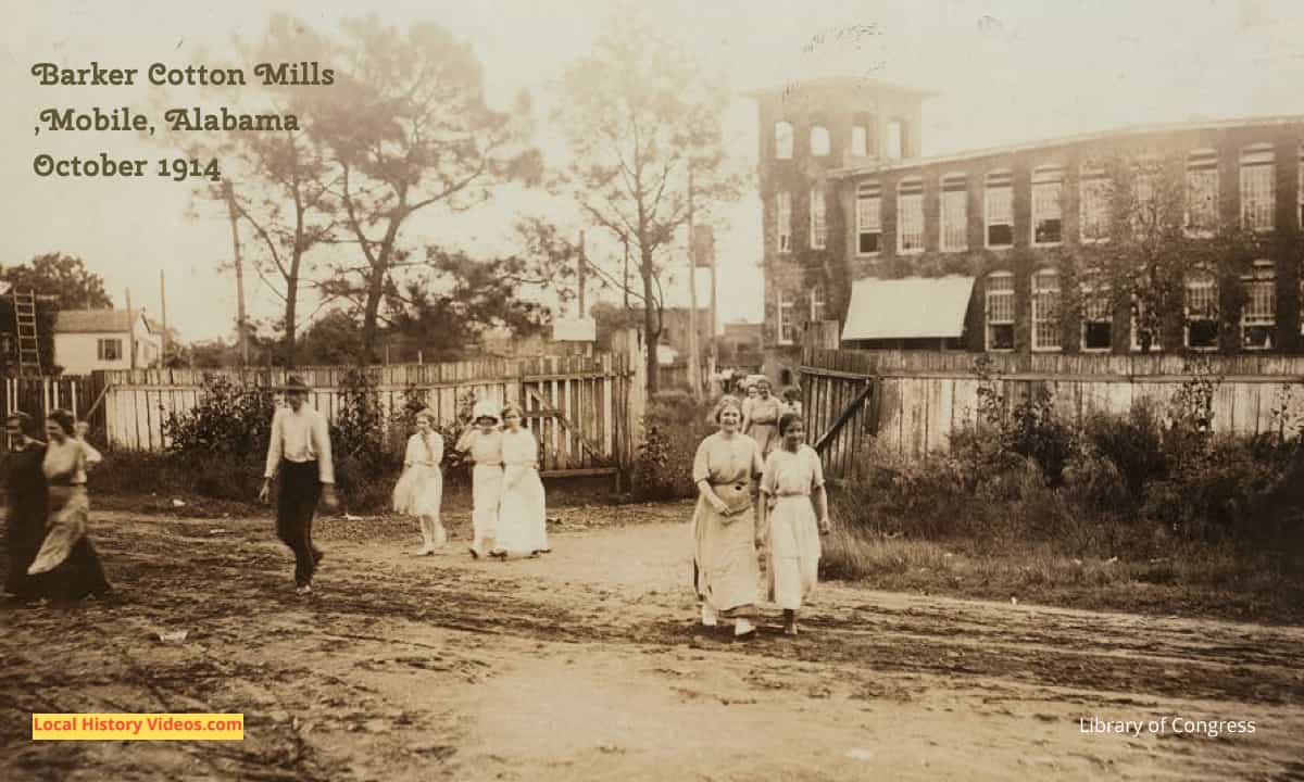 Old Photos of the Workers of Mobile, Alabama